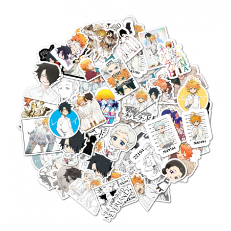 PACK 50 STICKERS THE PROMISED NEVERLAND