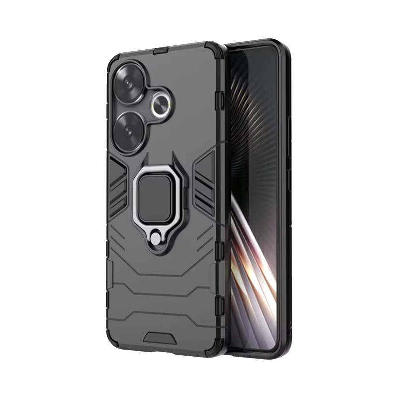 POCO F6 - CASE HIBRIDO ANTISHOCK ROBOT NEGRO